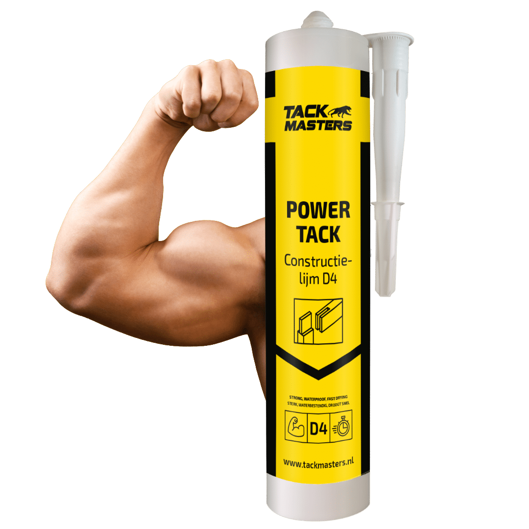 Rubber lijmen op hout, beton, metaal of kunststof met deze lijm